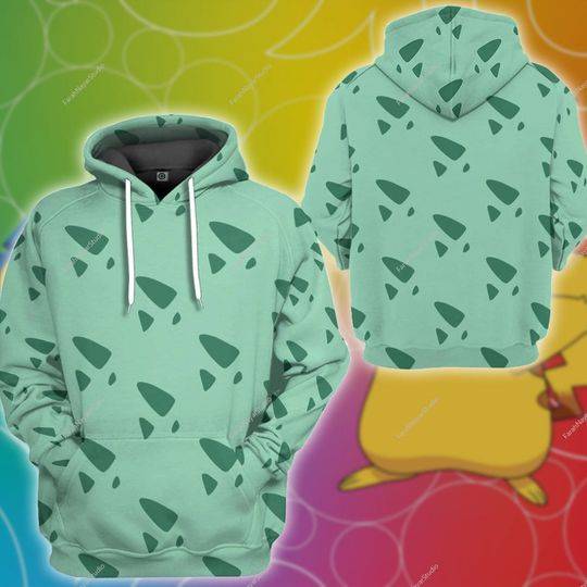 Bulbasaur Cosplay Hoodie, PokeBall Bulbasaur Cosplay Costume - One ...