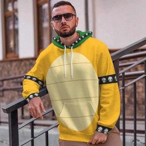3D Game Character Hoodie, All Over Print Halloween Costume Hoodie - One ...