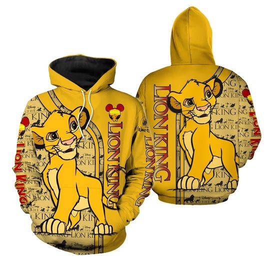 Lion King Simba | Disney 3D Hoodie - One Buddy Store