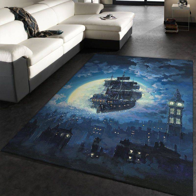 Peter Pan Disney Area Rug Living Room And Bed Room Rug Rug Regtangle ...