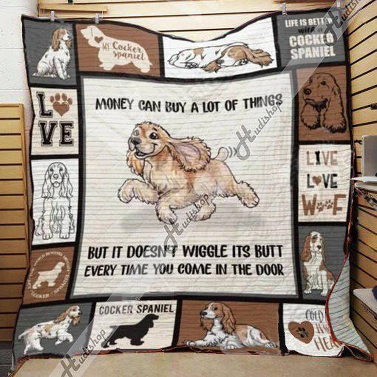 Cocker Spaniel Dog O Quilt Kz and Home Decor - One Buddy Store