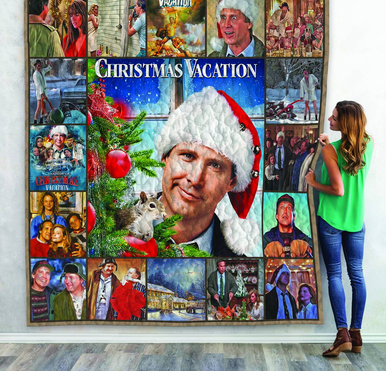 National Lampoon’S Christmas Vacation Poster Quilt Blanket Ver 4 and ...