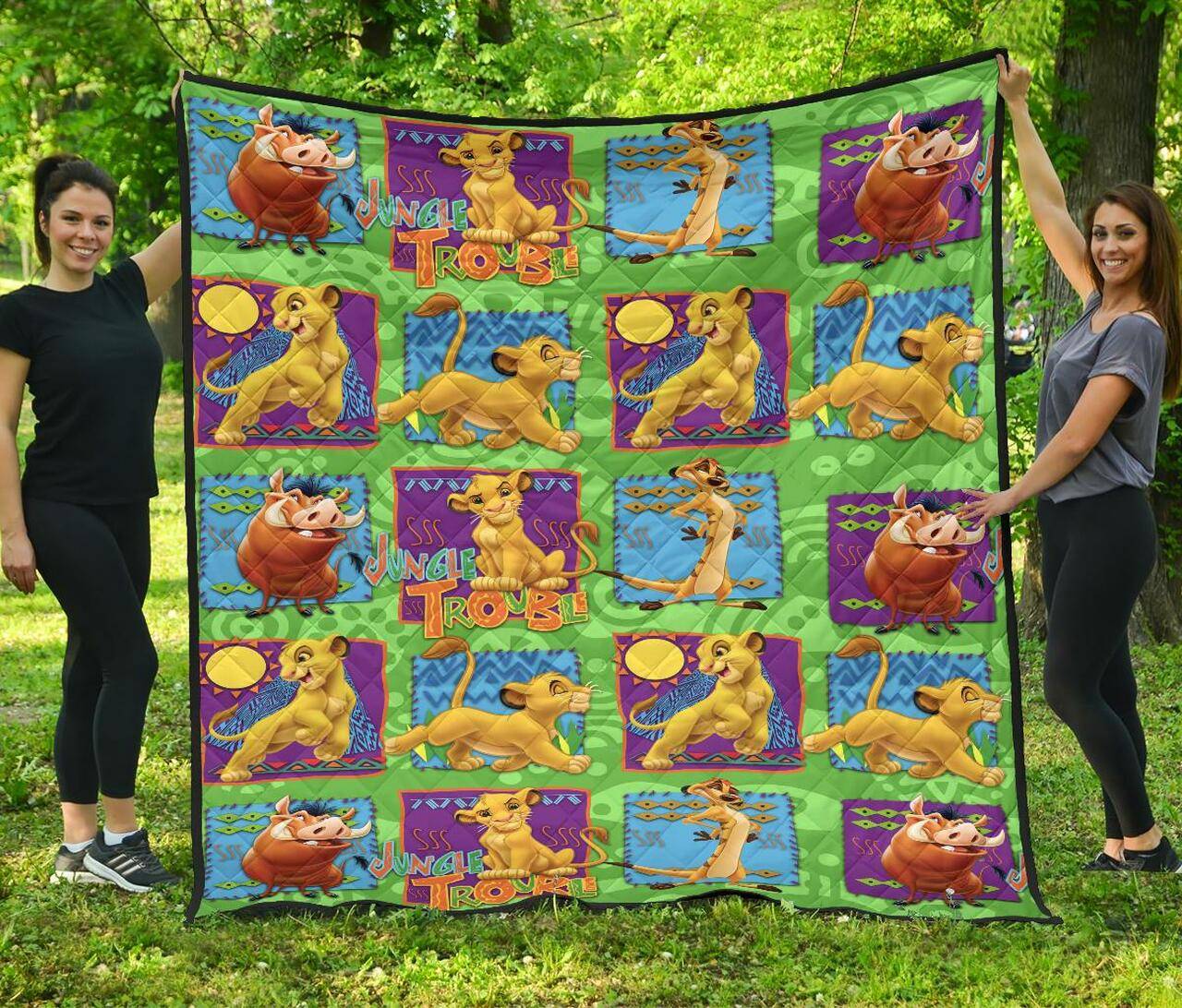 The Lion Kings Premium Quilt Quilt and Home Decor - One Buddy Store