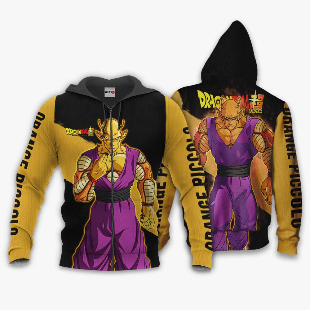 Anime Orange Piccolo Hoodie Super Custom Anime Perfect And Unique Gifts ...